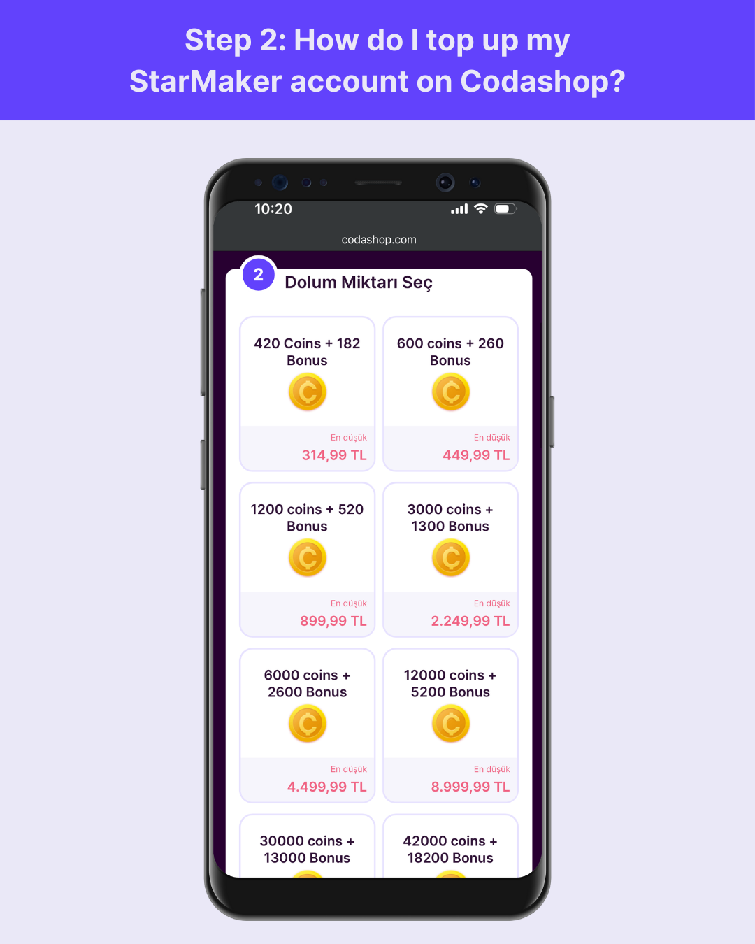 StarMaker Hesabımı Codashop’ta Nasıl Yükleyebilirim? – Codashop Türkiye ...