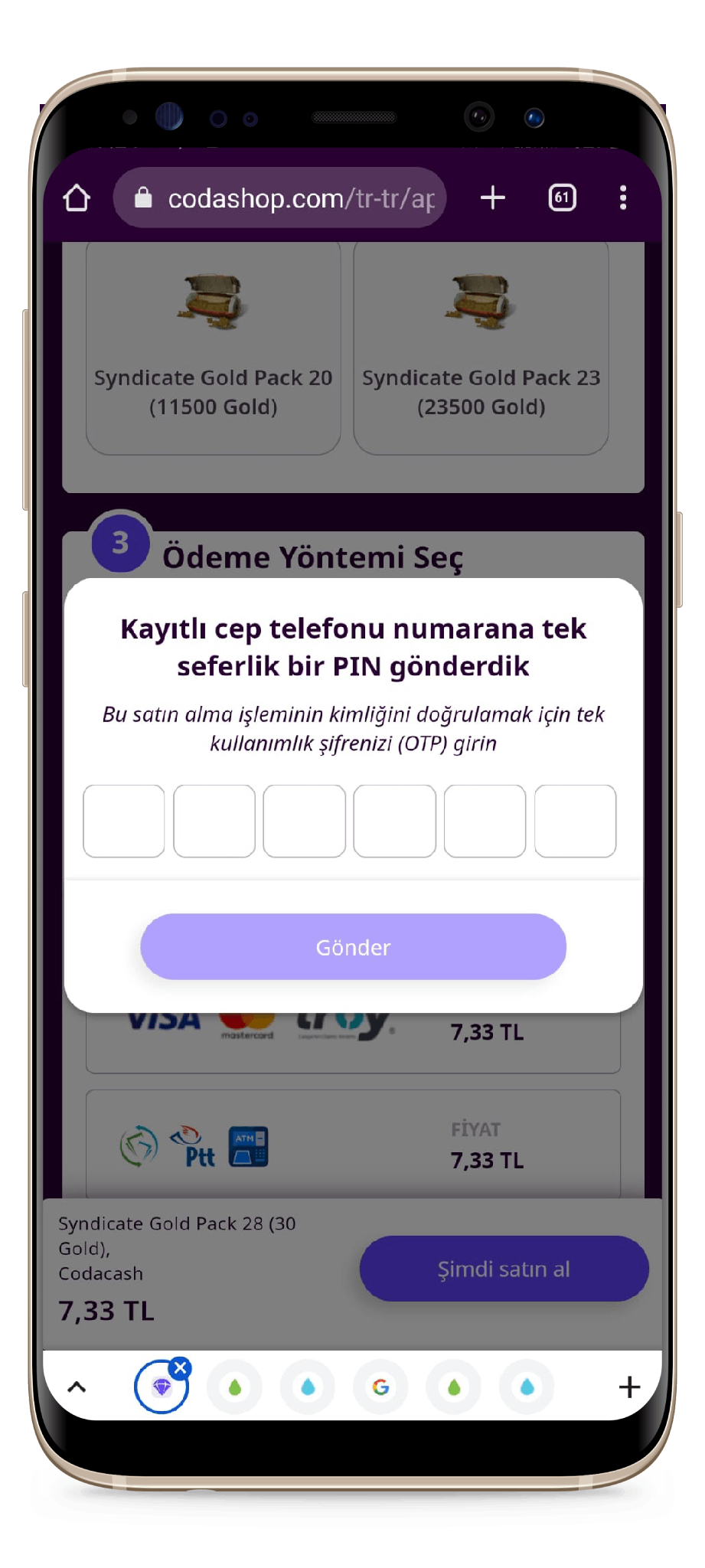 Codacash ile Nasıl Ödeme Yapılır? – Codashop Türkiye (Turkey)